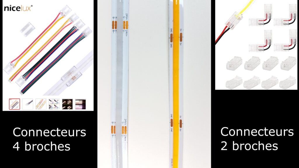 Comment couper un ruban LED et relier les rubans LED TUTO