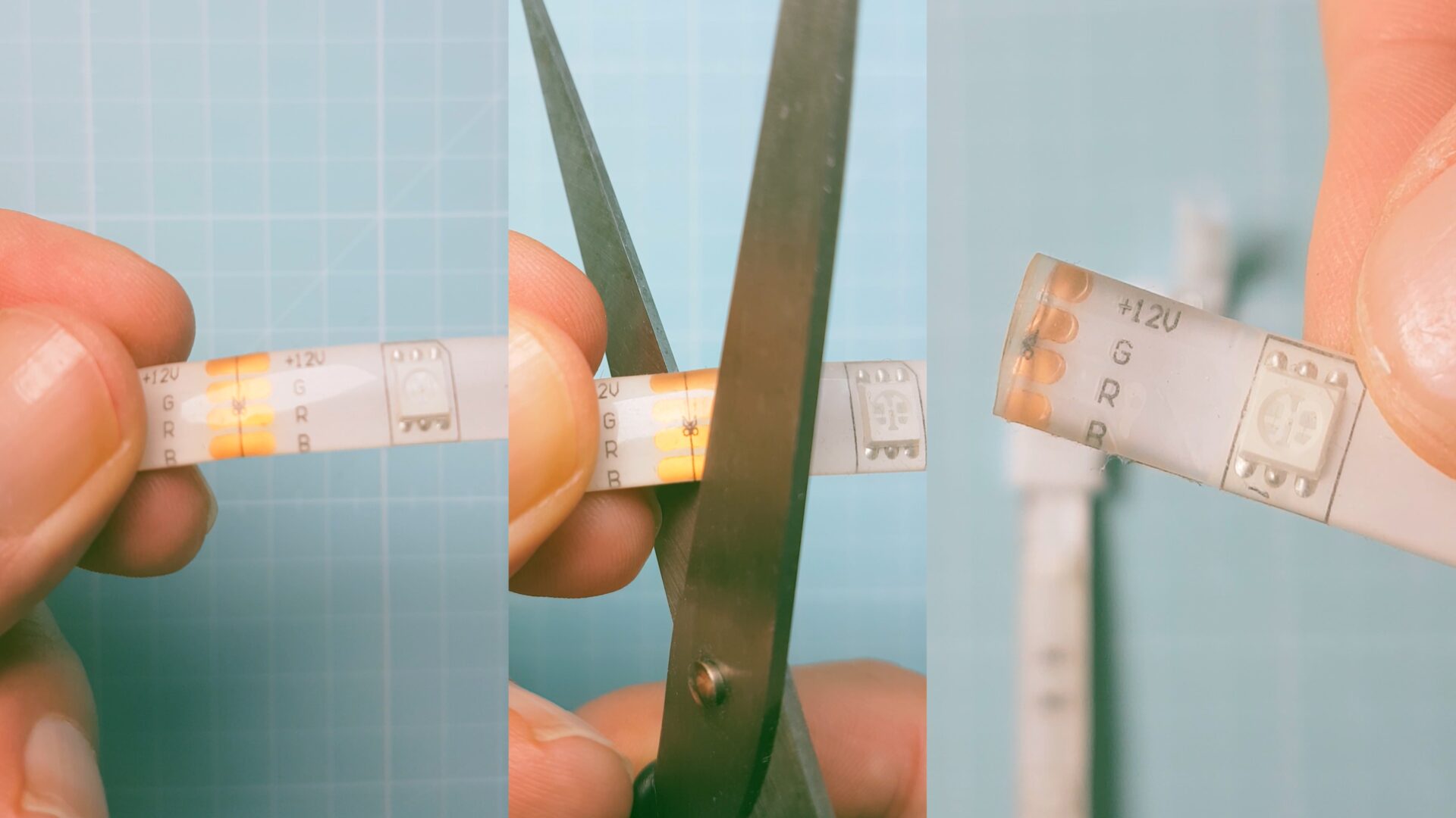 Comment couper un ruban LED et relier les rubans LED TUTO